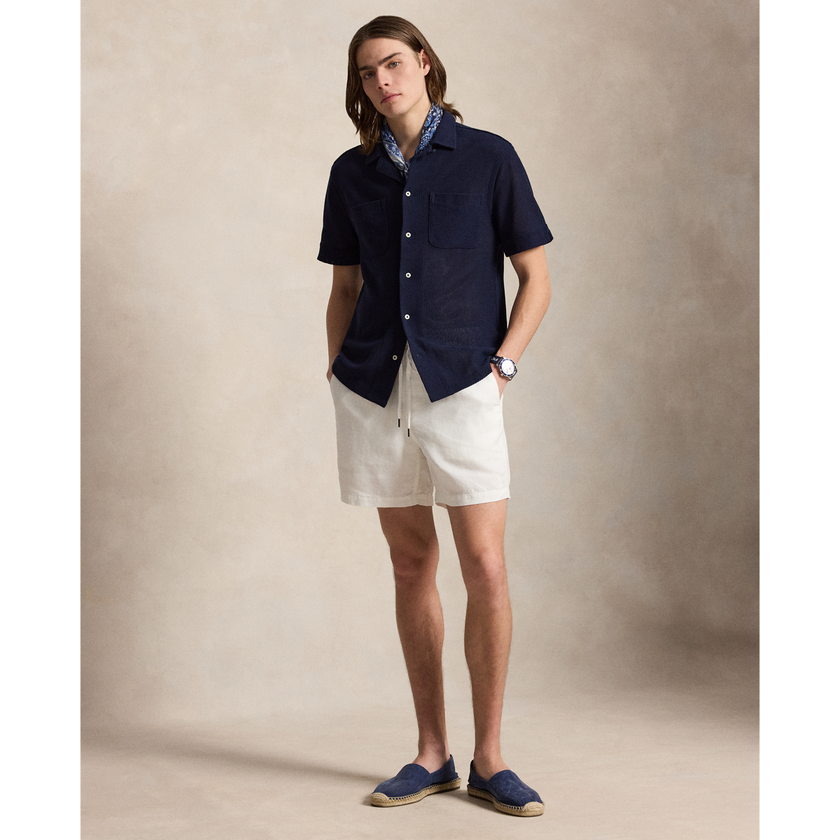 RALPH LAUREN Ralph Lauren Classic Fit Linen Shorts